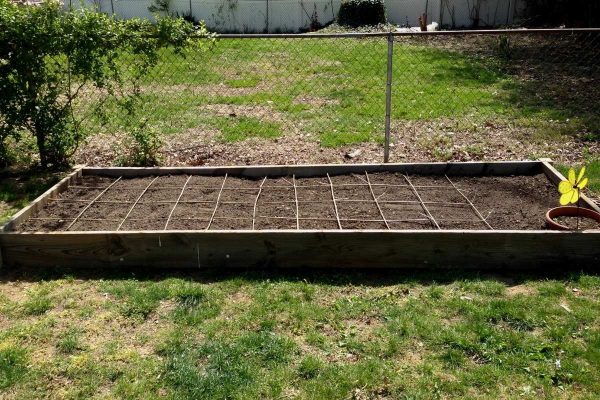 How to Make a Grid for your Square Foot Garden - This House of Dreams