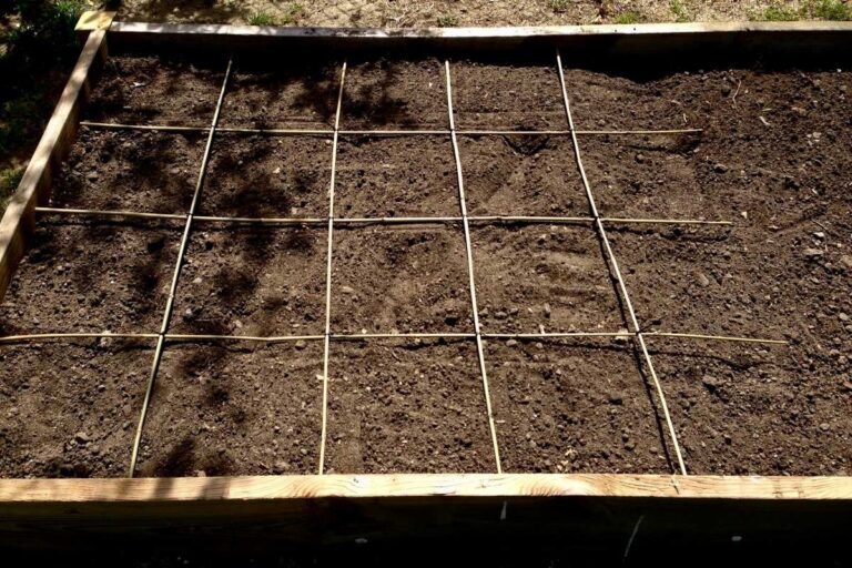 How to Make a Grid for your Square Foot Garden - This House of Dreams