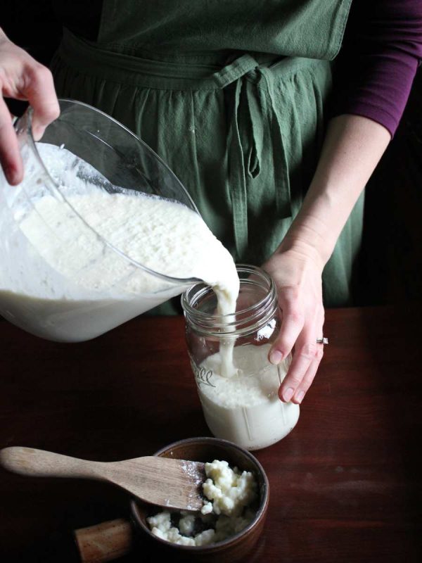 How to Make Raw Milk Kefir from Kefir Grains - This House of Dreams