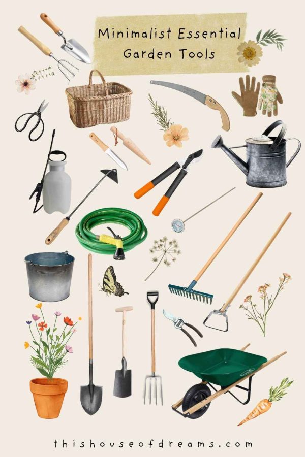 Essential Gardening Tools with Names and Uses - This House of Dreams